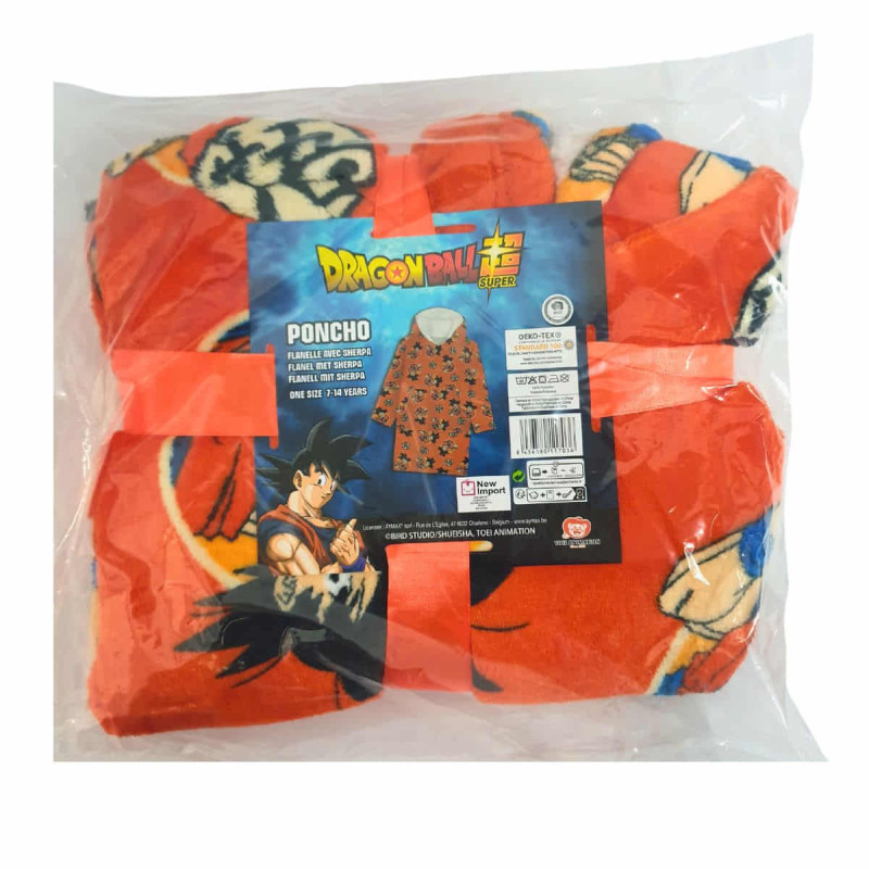 Poncho Dragon Ball Infantil 7-14 - Estilo y Calidez - hipergol.com