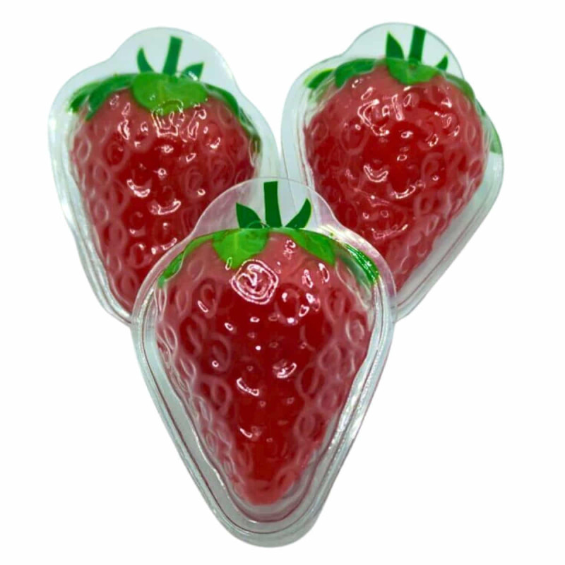 Fresitas Rellenas Ácidas 60u - Dulzura Explosiva - hipergol.com