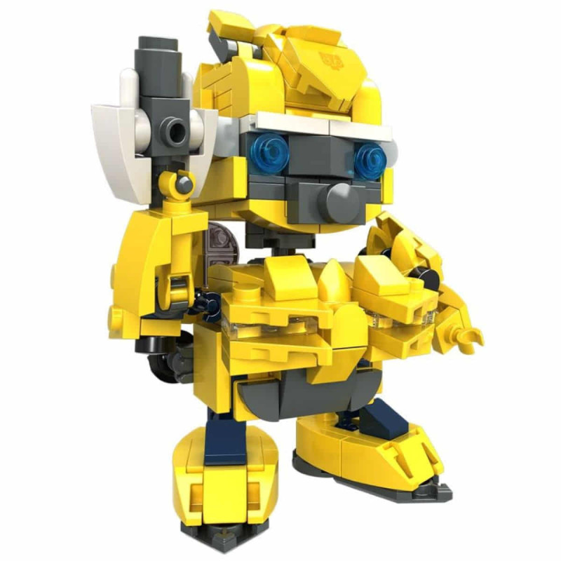 Set de Construcción Robot Héroe Amarillo - 221 Piezas - hipergol.com