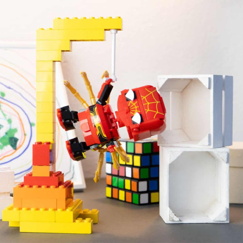 Set de Construcción Soldado Héroe Rojo - 215 Piezas - hipergol.com