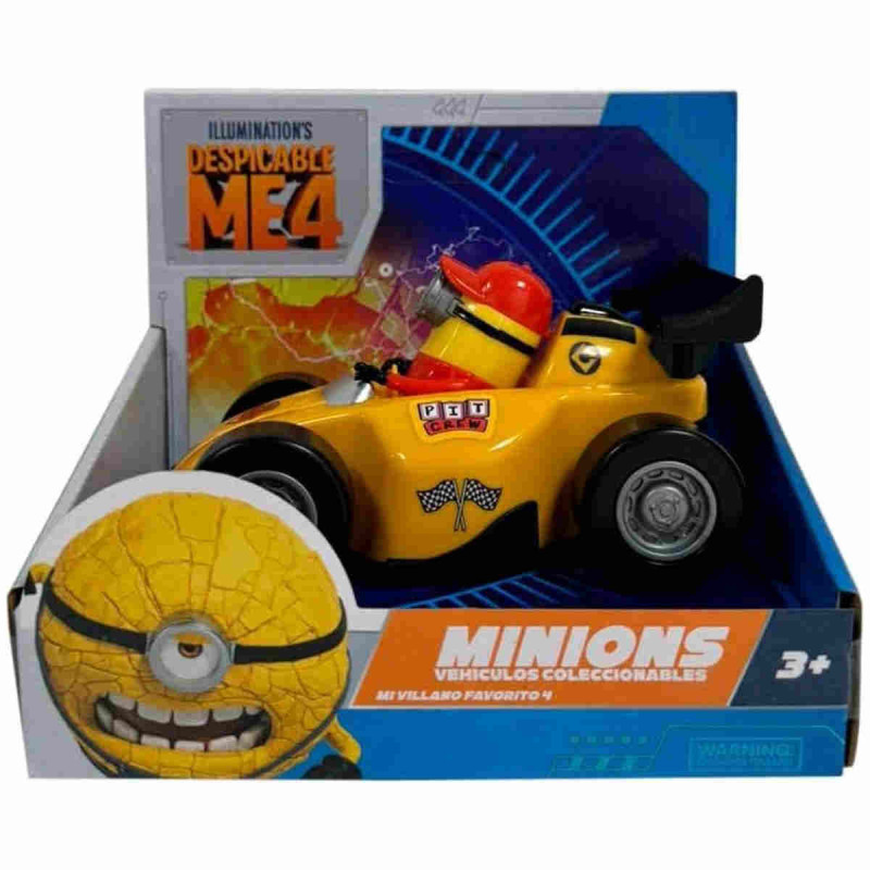 Coche de Fricción de los Minions Fórmula 1 - Velocidad y Diversión ...