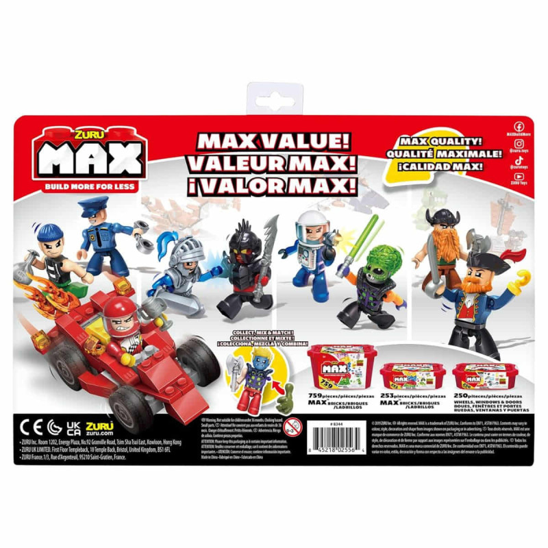 Figuras Max Build Blister 15 Unidades: Creatividad y Diversión ...