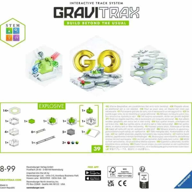 GraviTrax GO Explosive - Inicia tu Aventura Creativa - hipergol.com