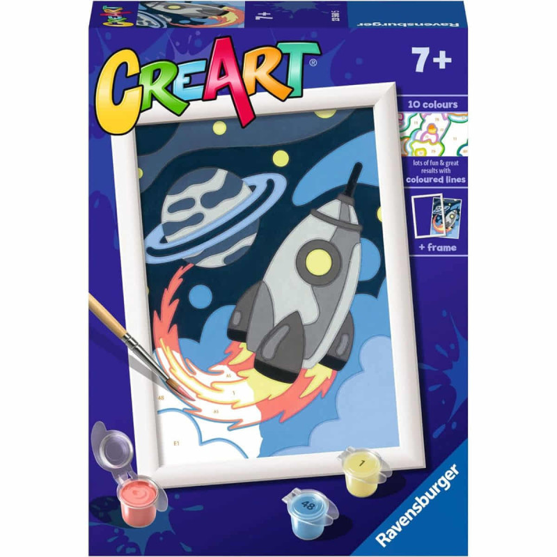 Kit CreArt Aventuras en el Espacio - Pintura por Números - hipergol.com