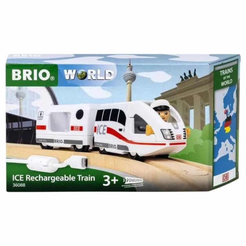Tren ICE Recargable BRIO: Velocidad y Sostenibilidad - hipergol.com