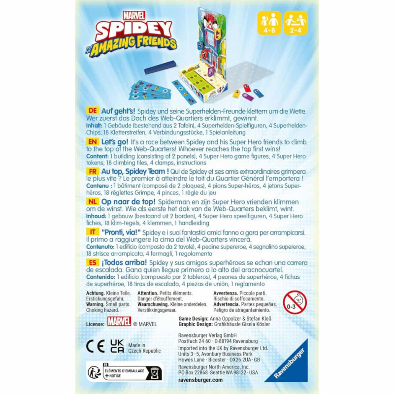 Spidey y Sus Amigos: Carrera Heroica de Mesa - hipergol.com