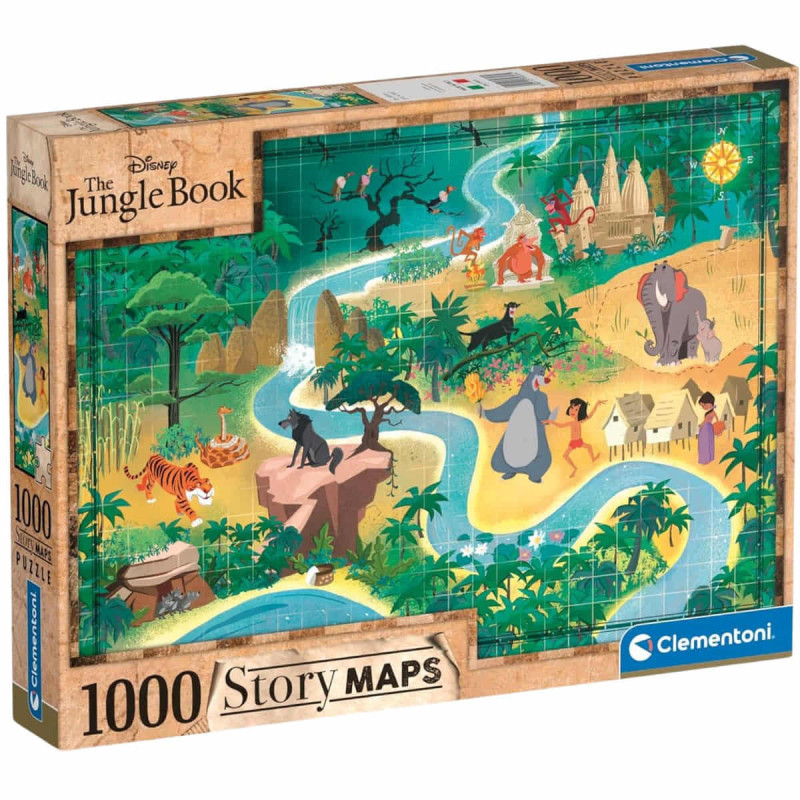 Puzzle Libro de la Selva 1000 Piezas - Aventura en la Jungla - hipergol.com
