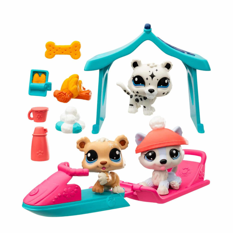 Set Littlest Pet Shop Snow Day - Diversión Invernal - hipergol.com