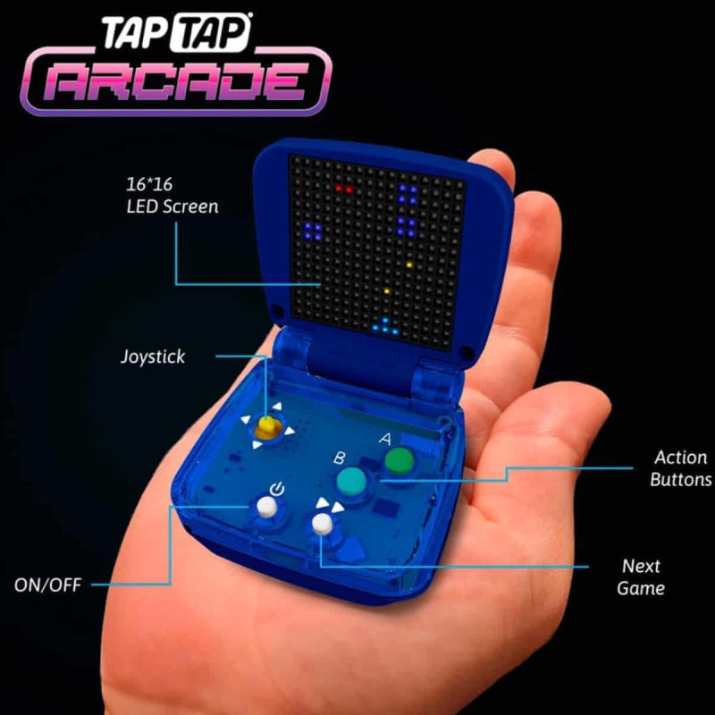 TapTap Arcade Azul - Juguete Electrónico Retro Educativo - hipergol.com
