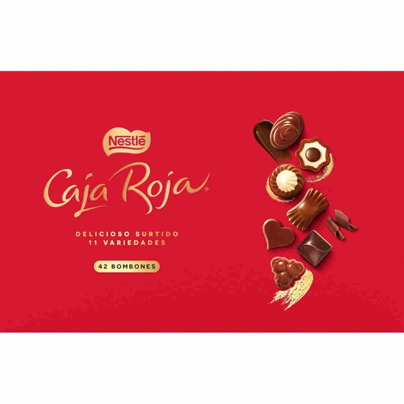 Caja de Bombones Nestlé Caja Roja 398 g - Regalo Perfecto - hipergol.com