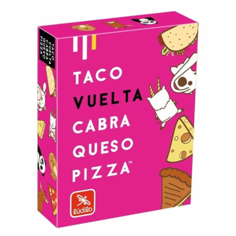 Taco, Vuelta, Cabra, Queso, Pizza: Juego de Cartas Rápido y Divertido ...