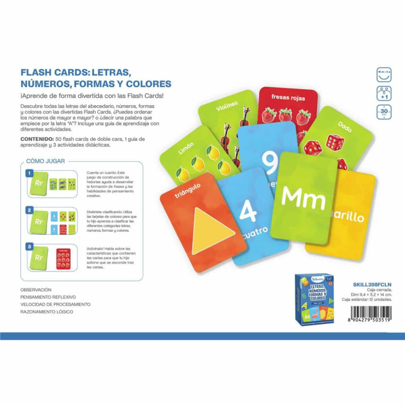 Flash Cards: Aprendizaje de Letras, Números, Formas y Colores ...