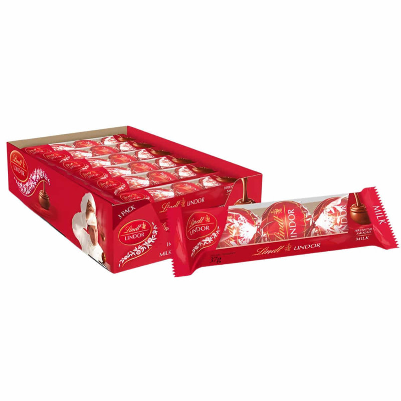 Bombones Lindor Trio 37g - Estuche 12 Packs - hipergol.com