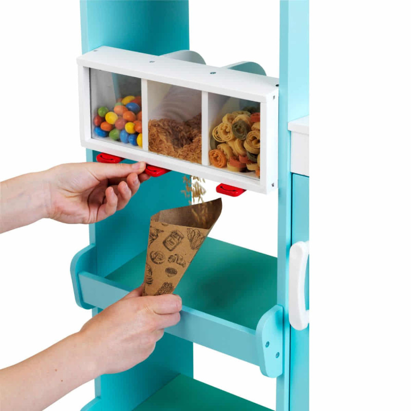 Supermercado de madera para niños – Juego educativo completo - hipergol.com