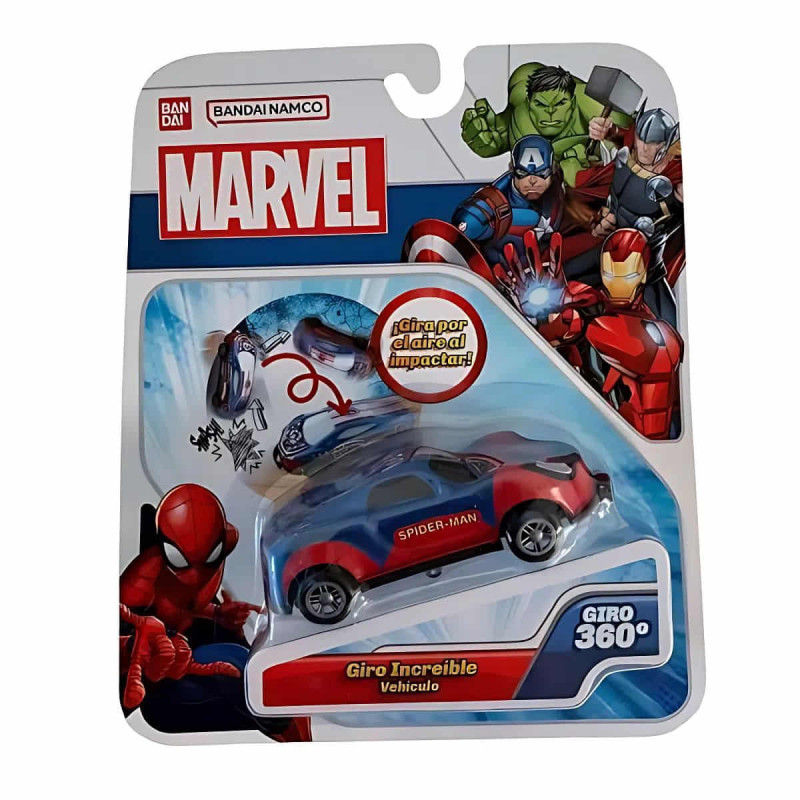 Coche Flip Cars Spiderman Marvel 360º Giro Increíble - hipergol.com