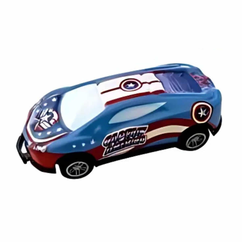 Coche Flip Cars Capitán América Marvel Giro 360º - hipergol.com