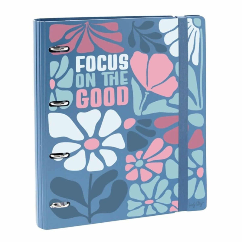 Carpeta smart folder focus on the good azul 360 grados - hipergol.com