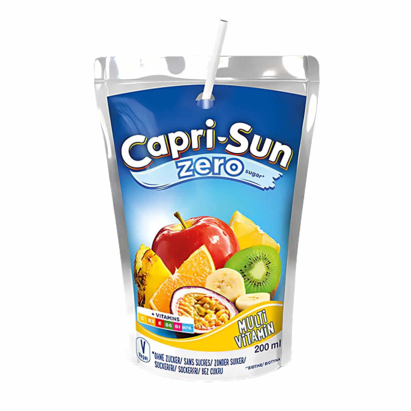 Zumo Capri-Sun Zero Multivitamin 200ml sin azúcar - hipergol.com