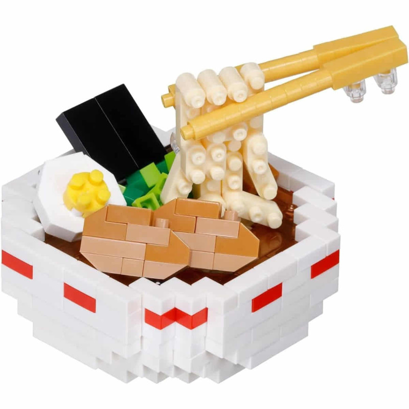 Ramen Nanoblock con 360 microbloques y montaje doble - hipergol.com