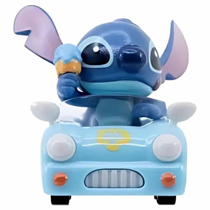 Figura Zoom Hero Stitch coche azul helado 5 cm Disney - hipergol.com