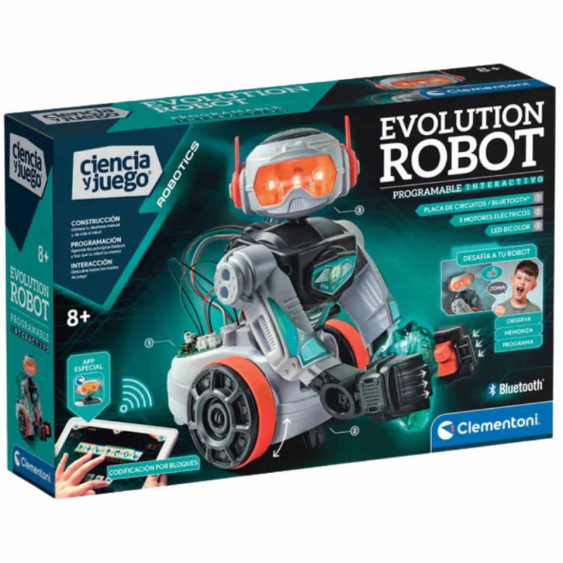 Robot Evolution 2.0 Clementoni – Ciencia y Juego | A partir de 8 años ...