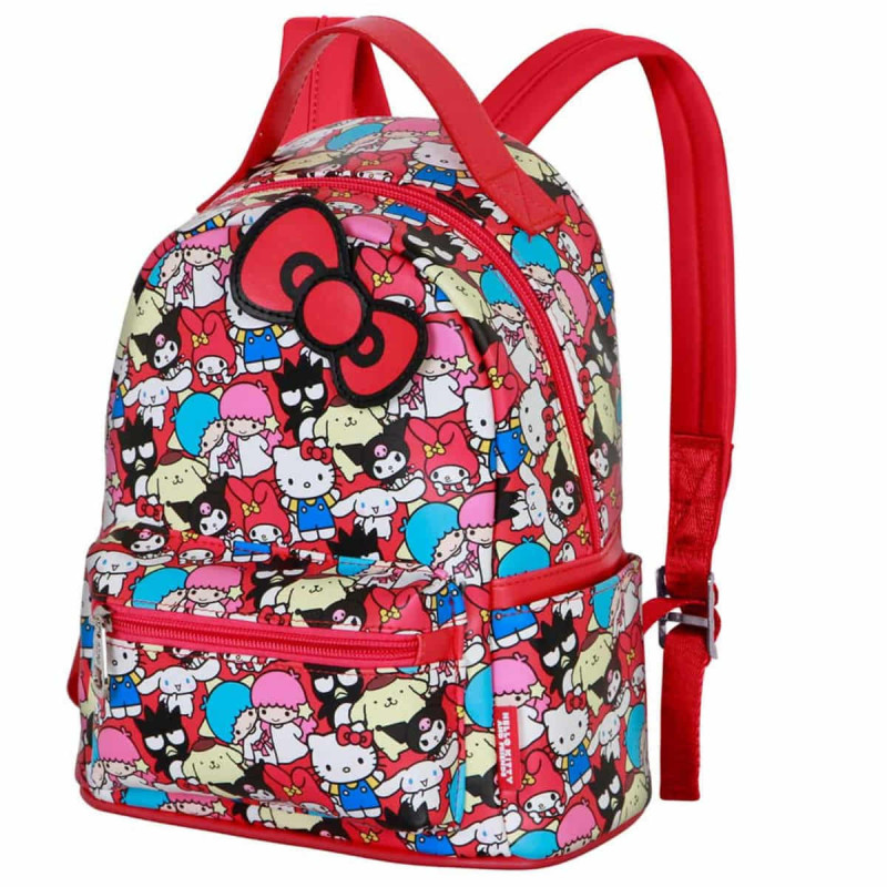 Mochila Hello Kitty Friends 25cm - Urbana y funcional - hipergol.com