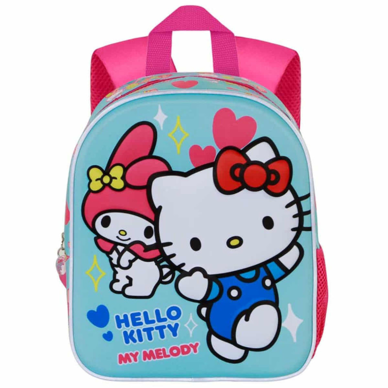 Mochila Hello Kitty Friendship 30cm - Preescolar y ligera - hipergol.com