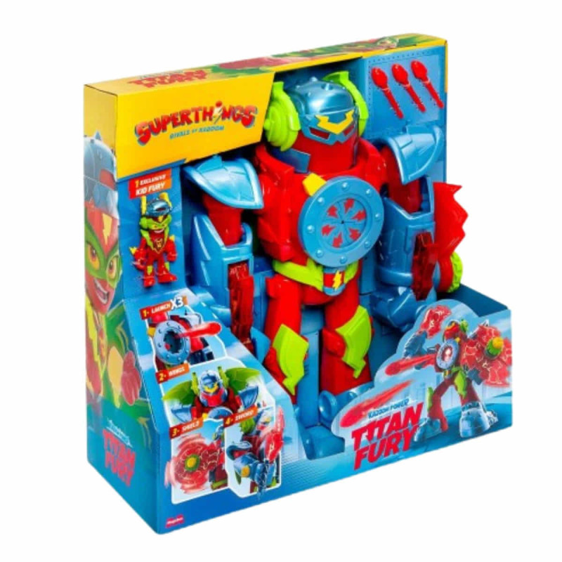 SuperThings Titan Fury con Kid Fury exclusivo | Kazoom Power - hipergol.com